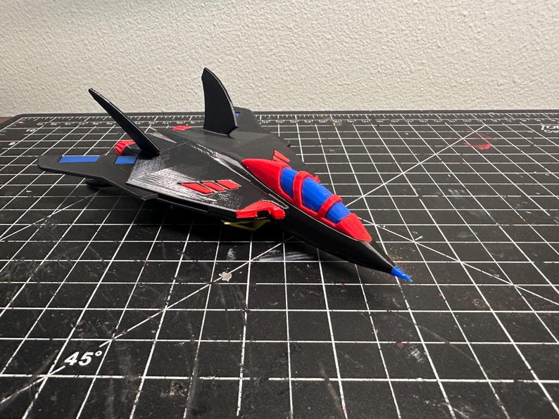 Turbo Kat | Swat Kats Turbokat Jet – 3D Printed Model | Retro Cartoon ...