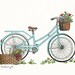 The Dorothy Bike Watercolor Print: Inspired by the Wonderful Wizard of ...
