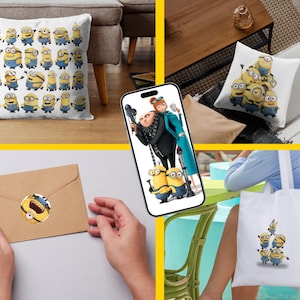 Despicable Me 4 PNG Character Pack, Transparent Files, Minions Clipart ...