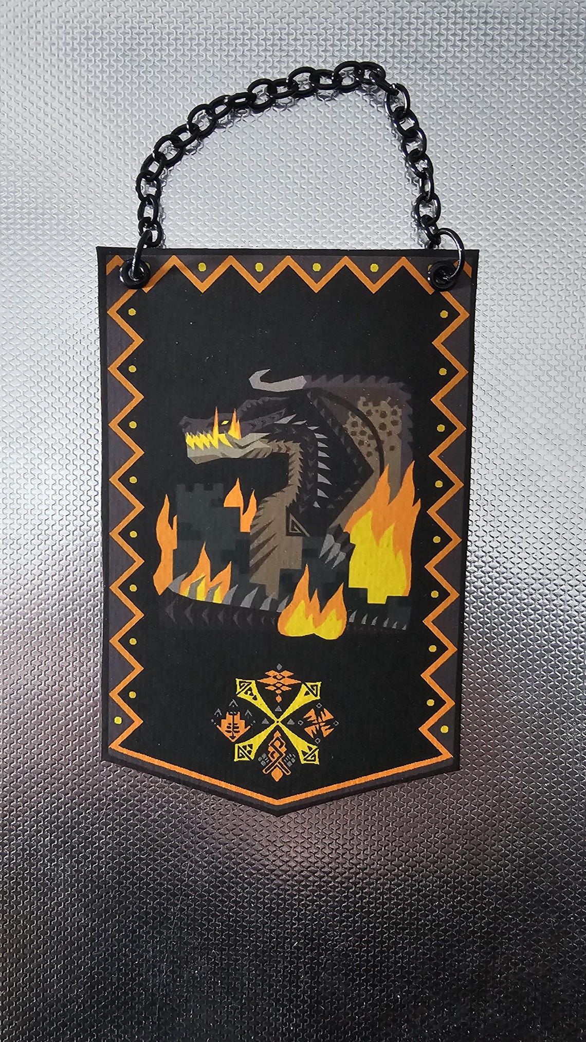 Monster Hunter Fatalis Custom Made Mini Cloth Banner - Etsy