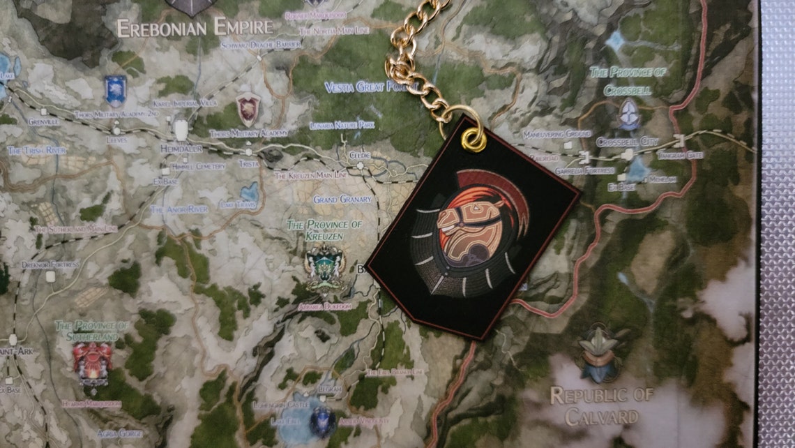 The Legend of Heroes: Trails Series Map of Erebonia - Etsy