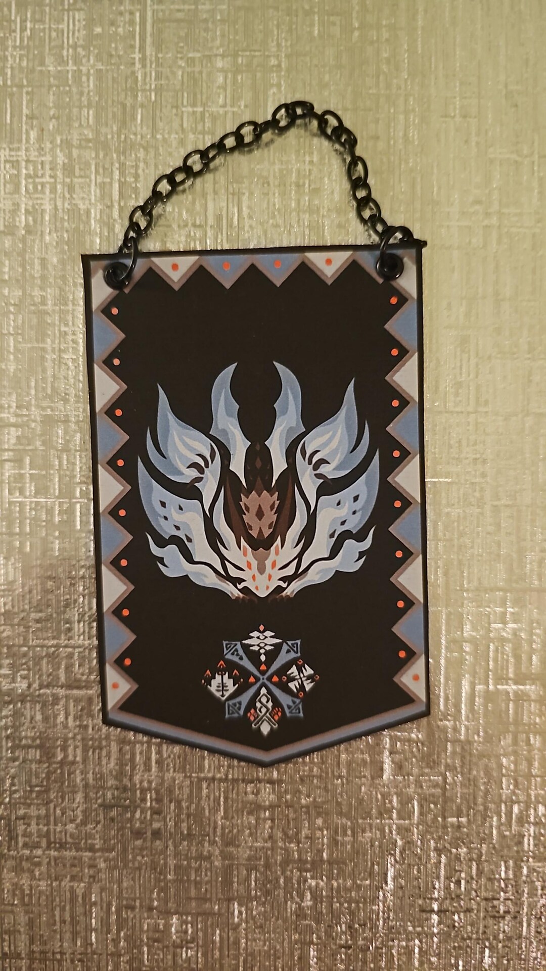 Monster Hunter Elder Dragon Xeno'jiiva Custom Made Mini Cloth Banner - Etsy