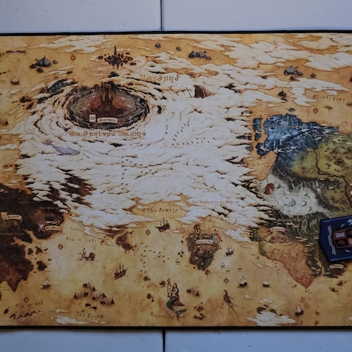 Final Fantasy XIV Custom Cloth Map of Hydaelyn - Etsy