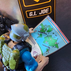Gi Joe Classic Scale Map of Cobra Bases - Etsy