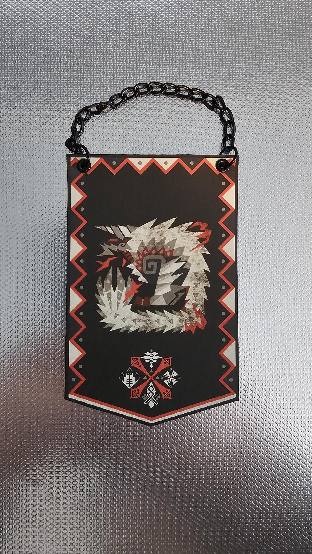 Monster Hunter Stygian Zinogre Custom Made Mini Cloth Banner - Etsy