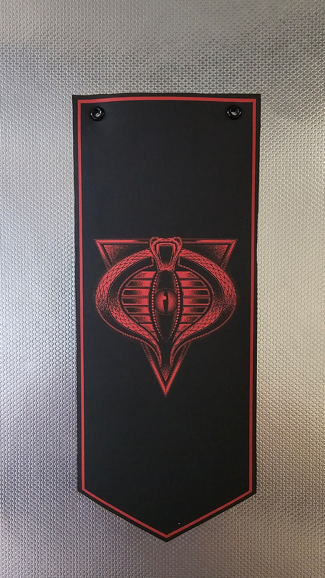 Gi Joe Cobra Eye of Cobra Banner Figure Scale - Etsy