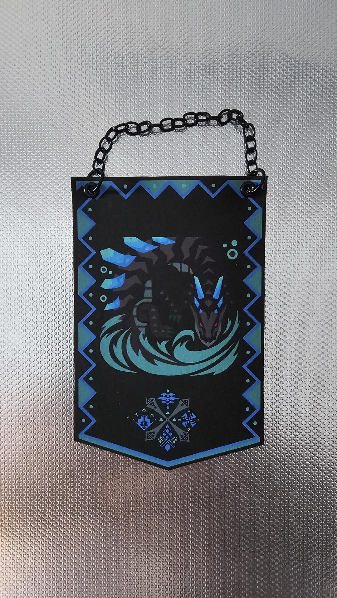 Monster Hunter Abyssal Lagiacrus Custom Made Mini Cloth Banner - Etsy