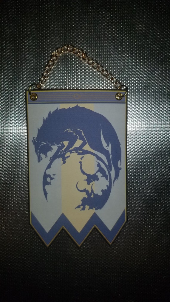 Fire Emblem Three Houses Ashen Wolves Mini Banner - Etsy