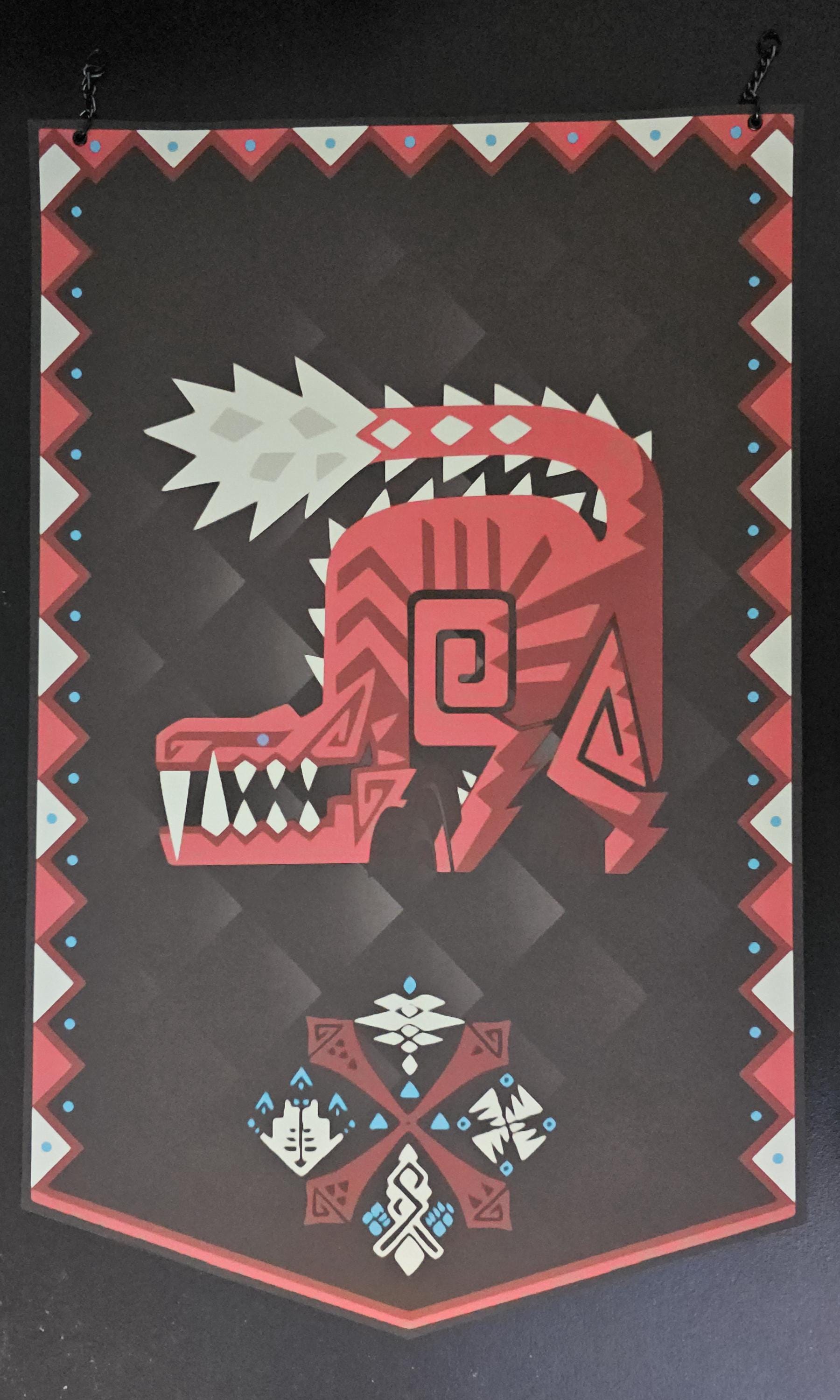 Monster Hunter Odogaron Custom Made Cloth Banner - Etsy