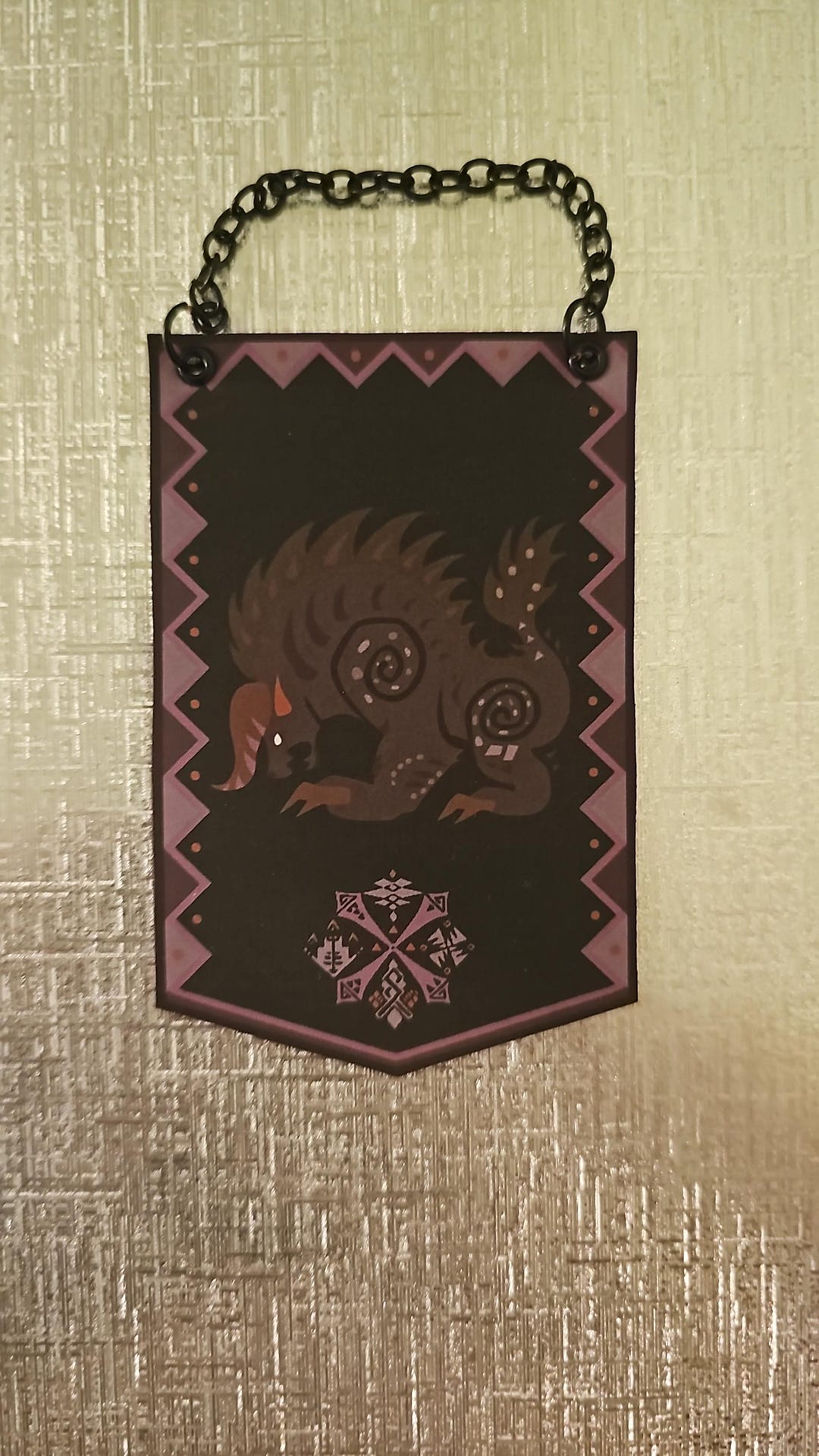 Monster Hunter Elder Dragon Behemoth Custom Made Mini Cloth Banner - Etsy