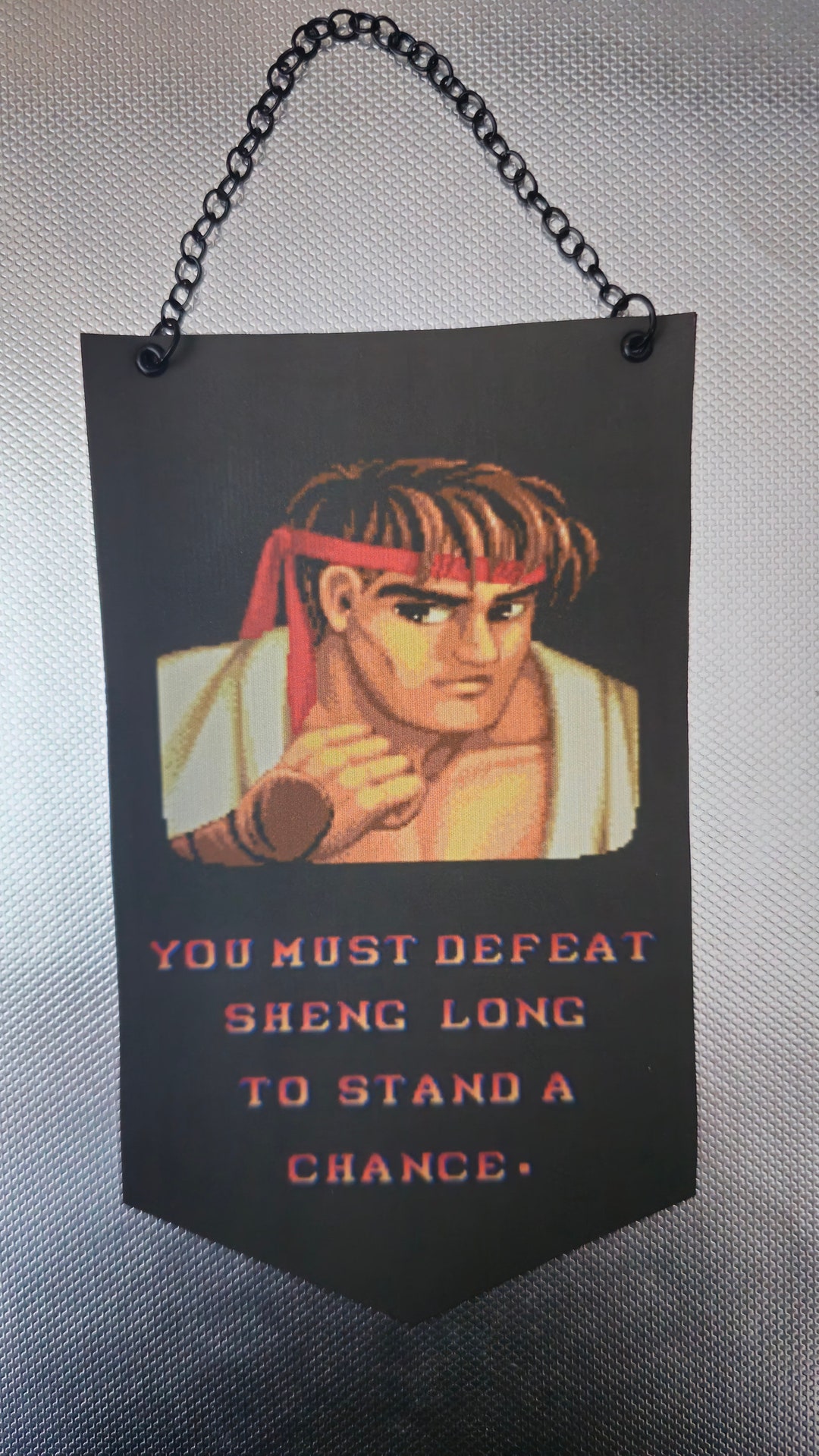 Street Fighter 2 Ryu's Win Quote Figure Scale Backdrop - Etsy
