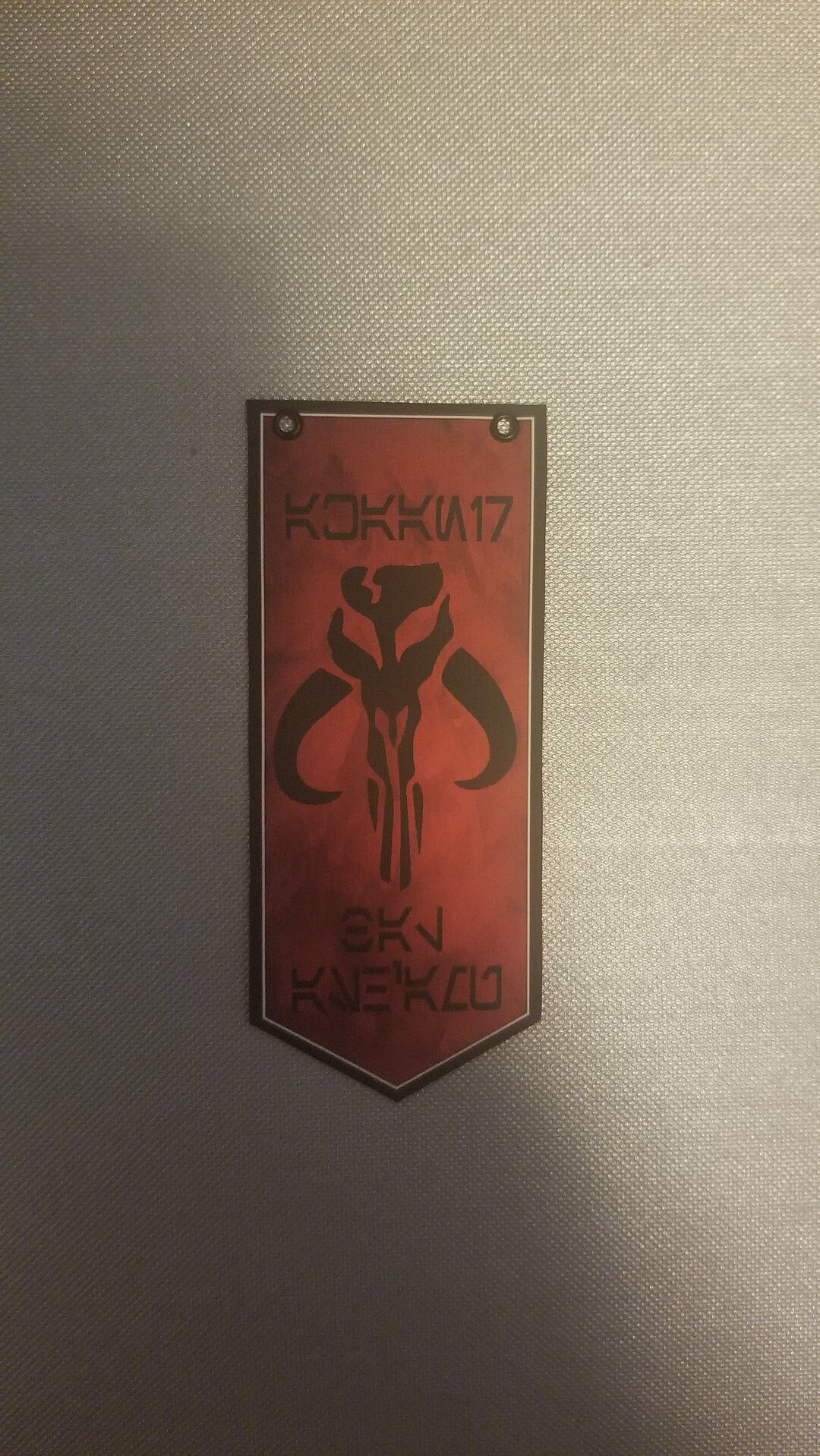 Mandalorian Banner Star Wars Figure Scale - Etsy