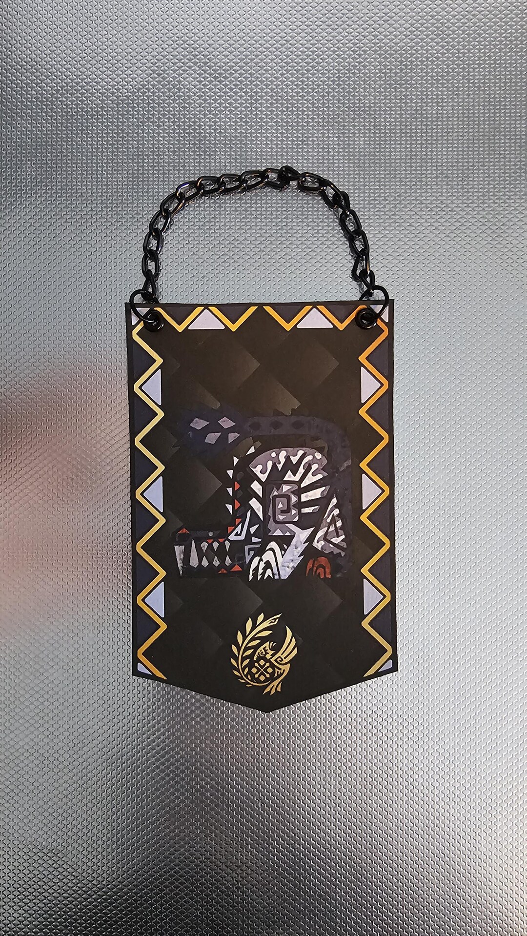 Monster Hunter Wilds Guardian Ebony Odogaron Custom Made Mini Cloth ...