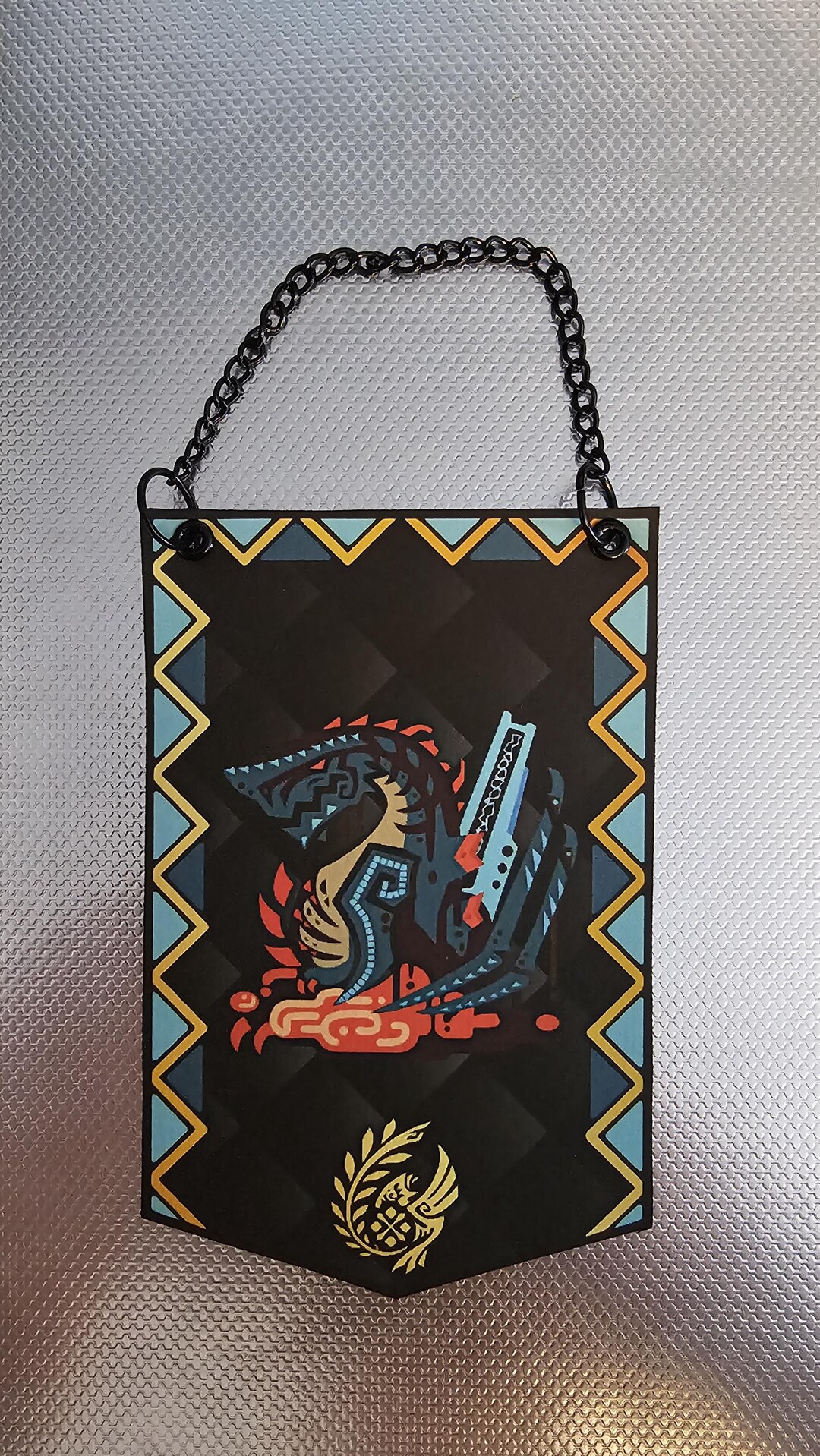 Monster Hunter Wilds Gogmazios Custom Made Mini Cloth Banner - Etsy