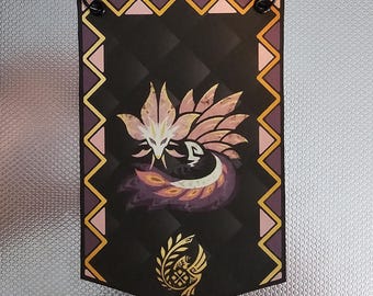 Monster Hunter Wilds Ajarakan Custom Made Mini Cloth Banner - Etsy