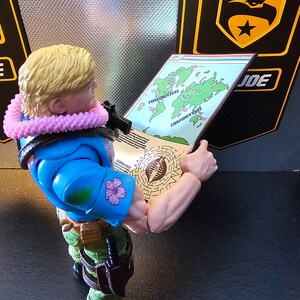 Gi Joe Classified Scale Map of Cobra Bases - Etsy