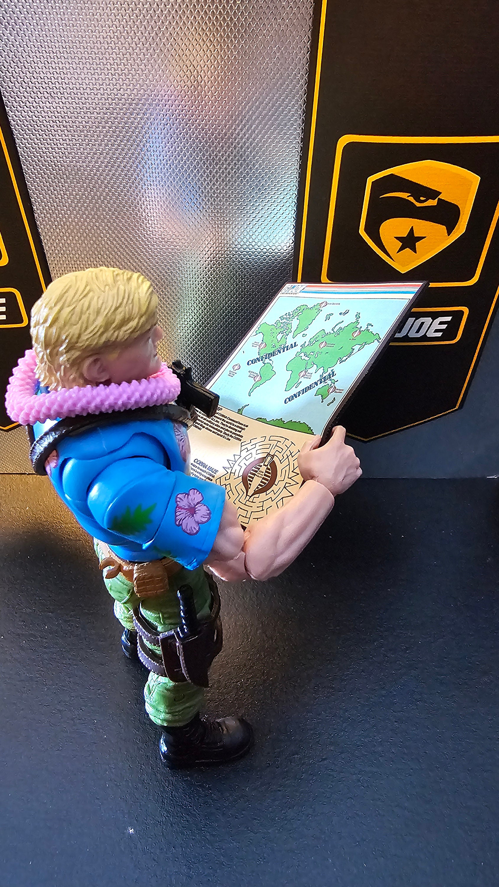 Gi Joe Classified Scale Map of Cobra Bases - Etsy