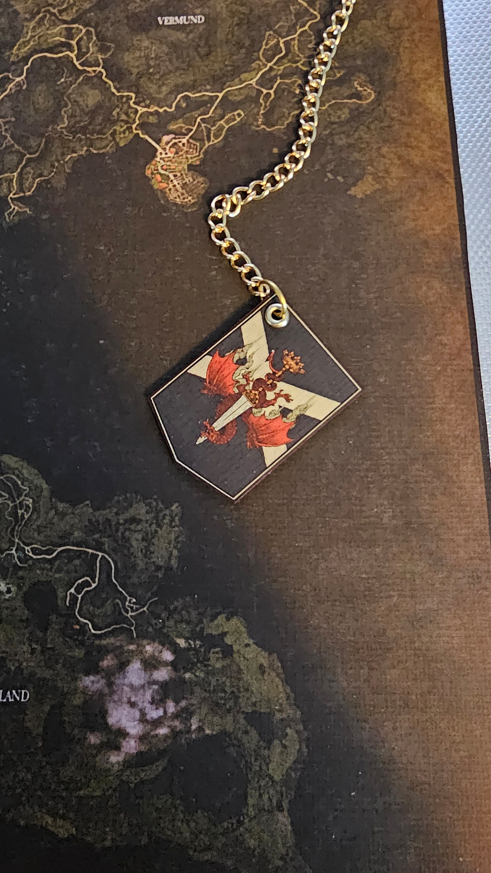 Dragon Dogma's 2 Map of the Vermund and Battahl Custom Made Cloth Map ...