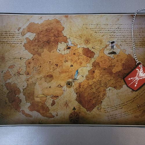 Final Fantasy XIV Custom Cloth Map of Hydaelyn - Etsy