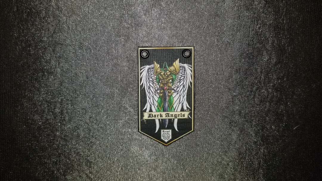 Warhammer 40k Dark Angels Azrael Standard Custom Made Banner - Etsy ...