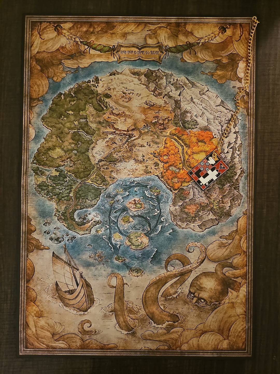 Metaphor: Refantazio United Kingdom of Euchronia Map Custom Cloth - Etsy