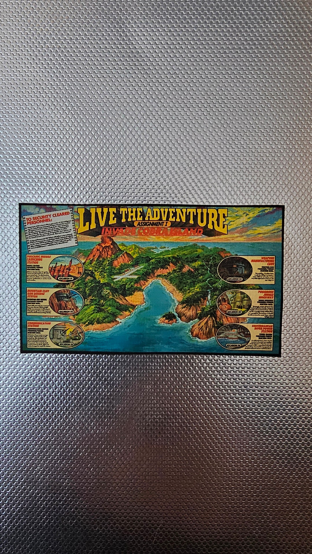 Gi Joe Classified Scale Map Assignment Invade Cobra Island - Etsy