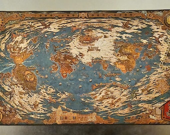 Final Fantasy XIV Custom Cloth Map of Hydaelyn - Etsy