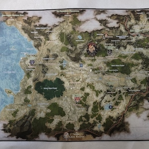 The Legend of Heroes: Trails Series Map of Erebonia - Etsy