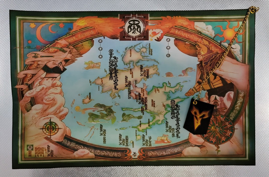 Final Fantasy X Custom Cloth Map of Spira - Etsy