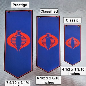 Gi Joe Cobra Banner Style 2 Figure Scale - Etsy