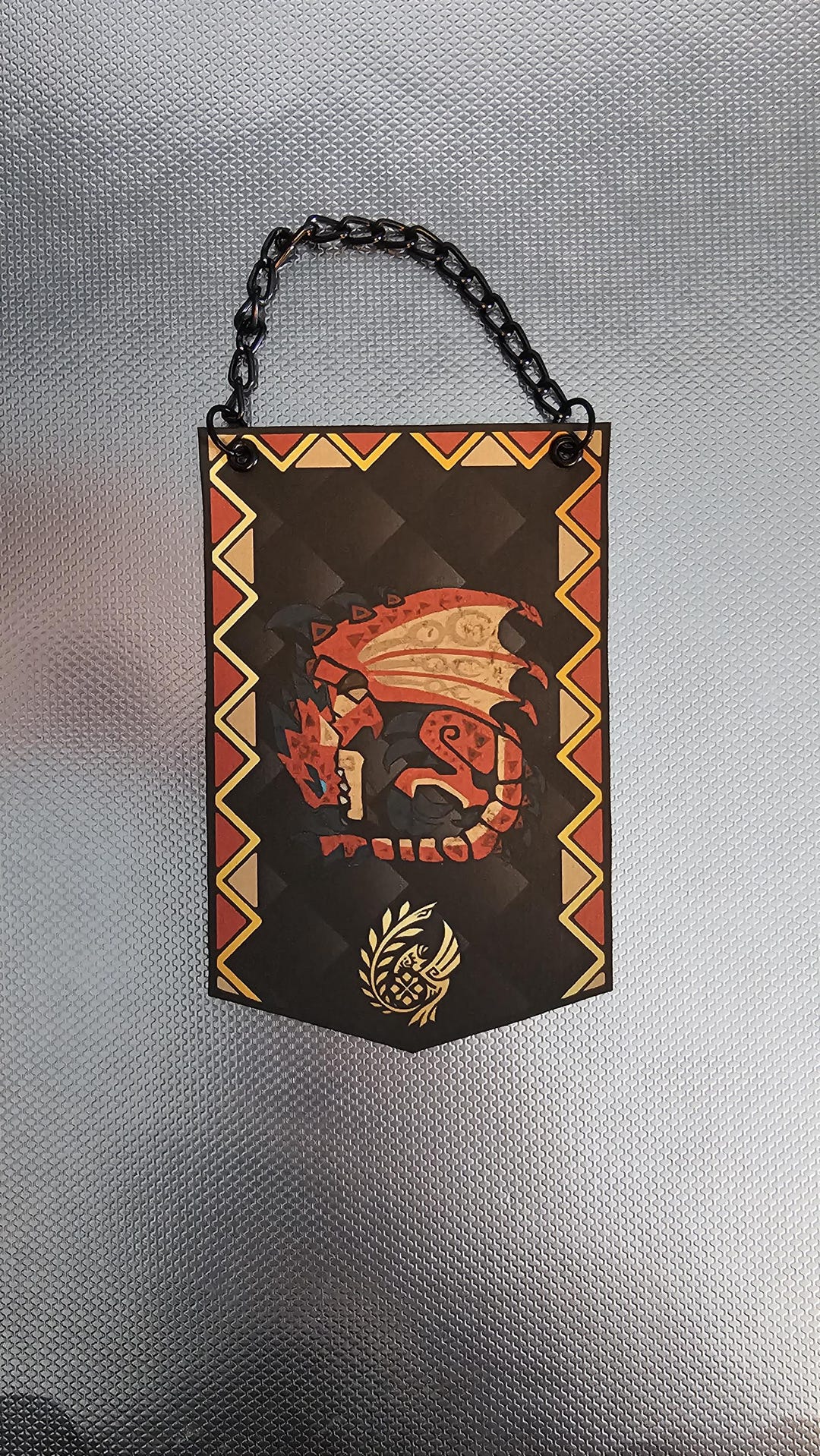 Monster Hunter Wilds Rathalos Custom Made Mini Cloth Banner - Etsy