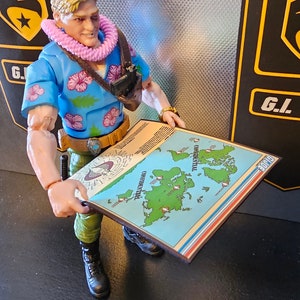 Gi Joe Classified Scale Map of Cobra Bases - Etsy