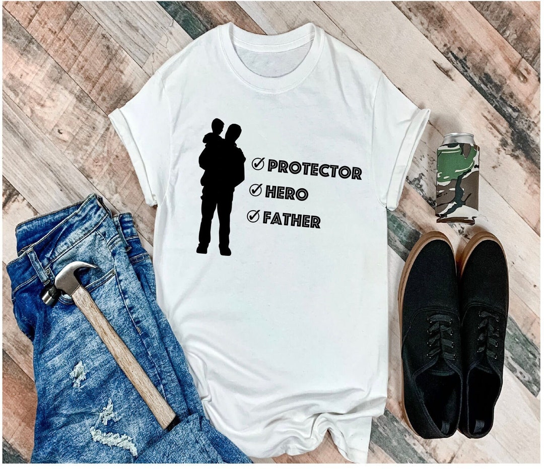 Father's Day Protector Hero Father Svg, Png, Dxf, and Pdf, T-shirt ...