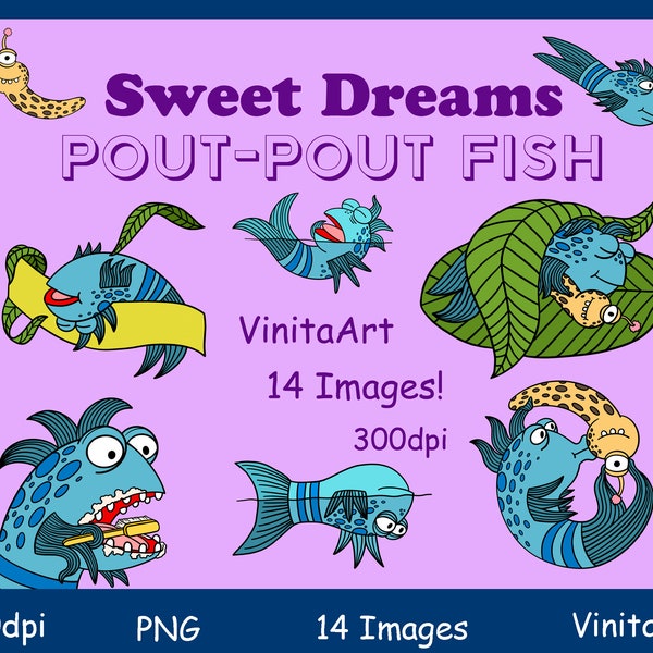 Pout Pout Fish - Etsy