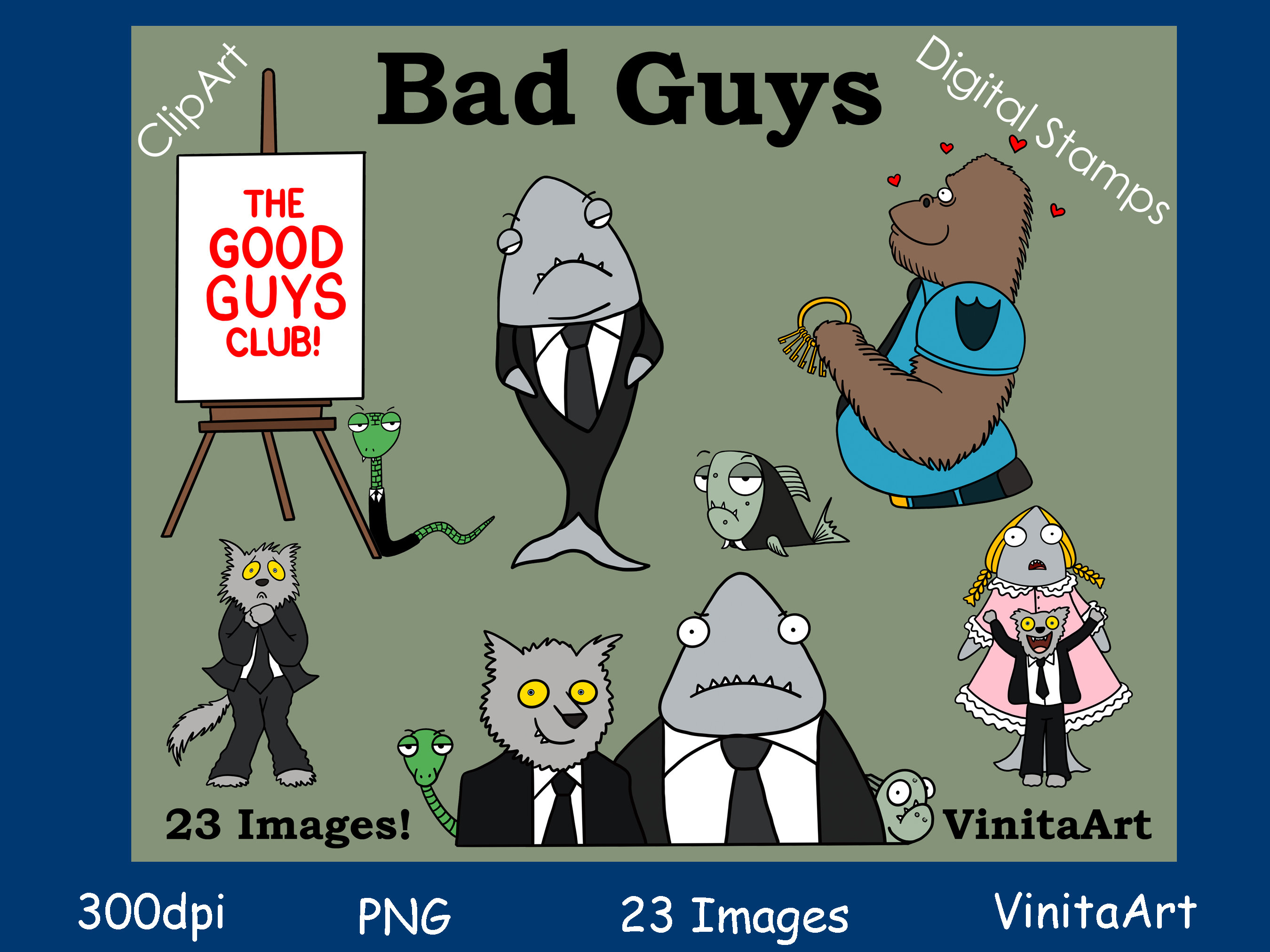 Bad Guy Clipart