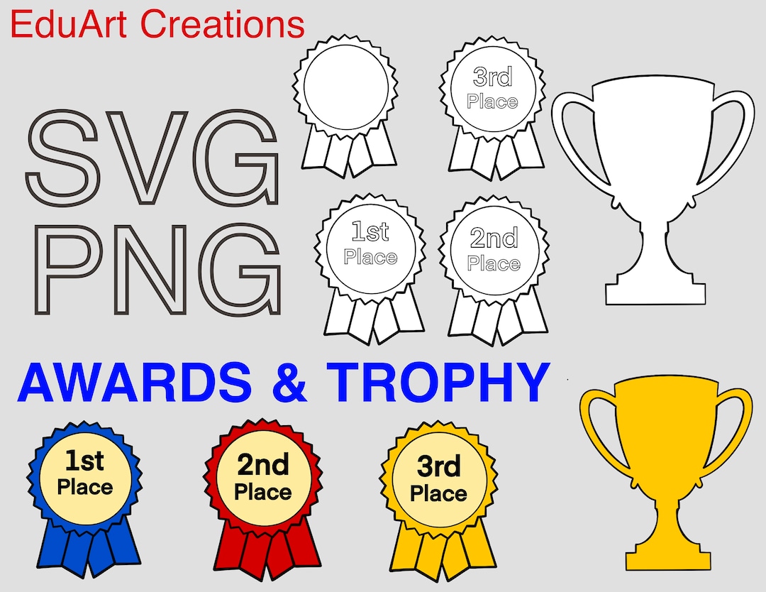 Rosette SVG, Award Ribbon Medal SVG, Winner Medal Rosette SVG, Rosette ...