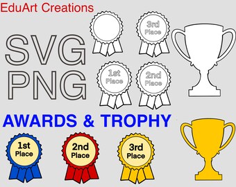 Rosette SVG, Award Ribbon Medal SVG, Winner Medal Rosette SVG, Rosette ...