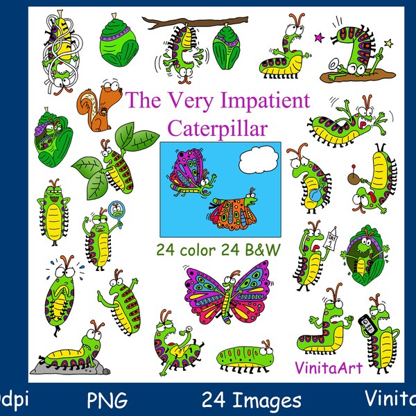 Caterpillar Art - Etsy