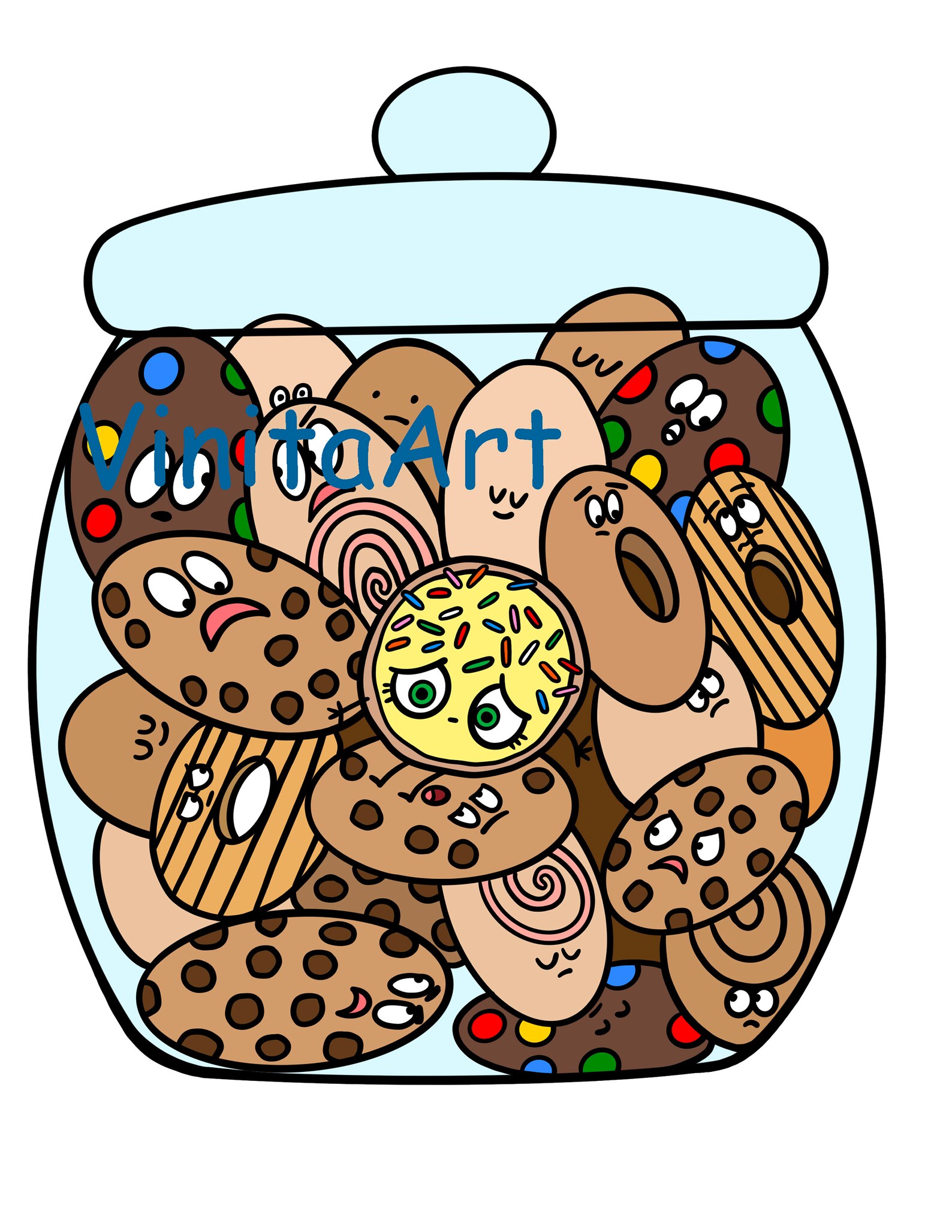 The Smart Cookie Storybook Clipart Digital Download - Etsy