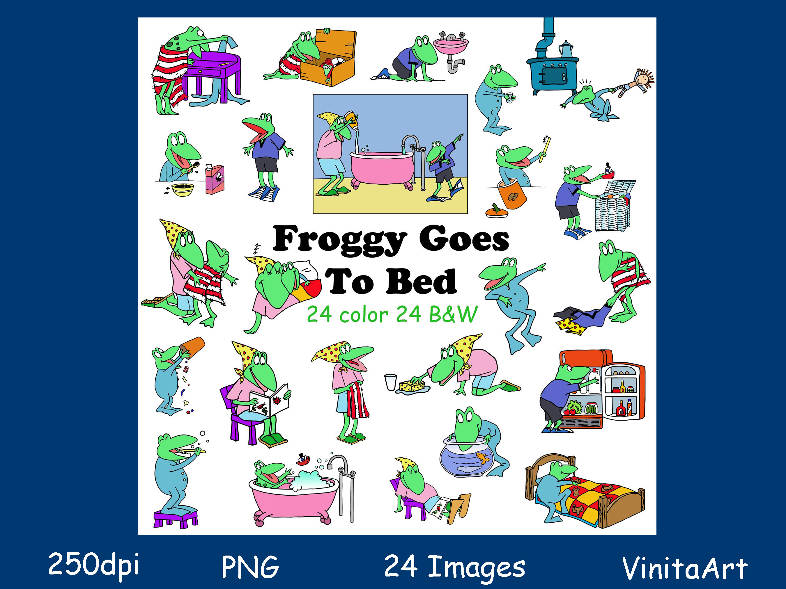 Froggy By Jonathan London Clipart Png