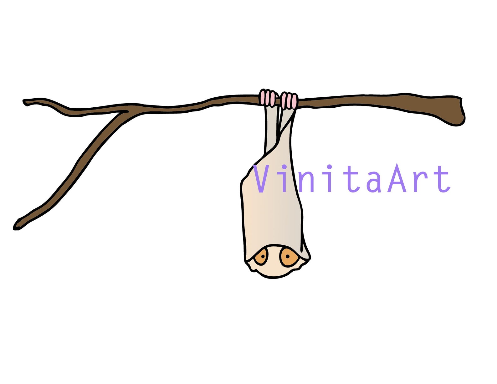 Stellaluna Story Book Clip Artstella Luna Digital - Etsy