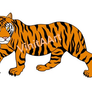 Tiger Clipart, Tigers, Commercial Use, Printable, 100 Images - Etsy