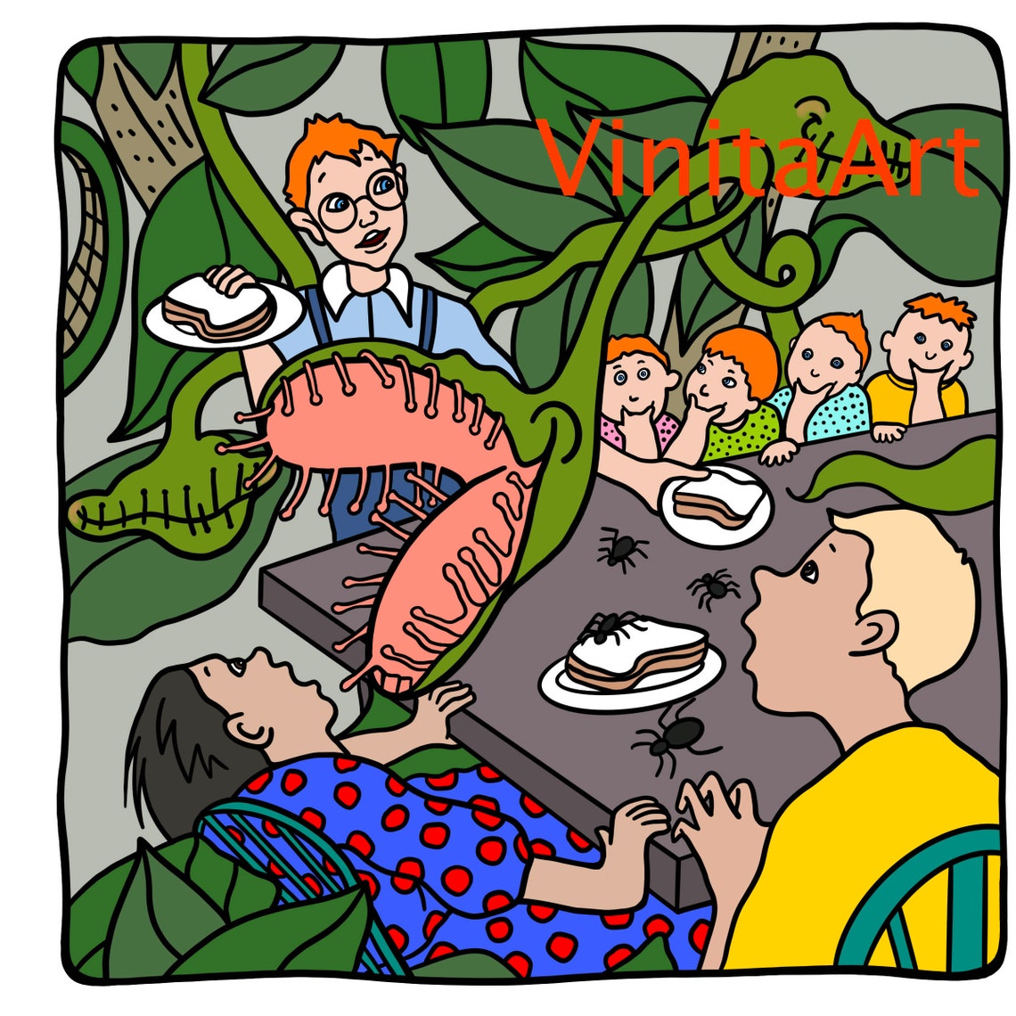 The Graves Family Storybook Clipart DIGITAL DOWNLOAD - Etsy