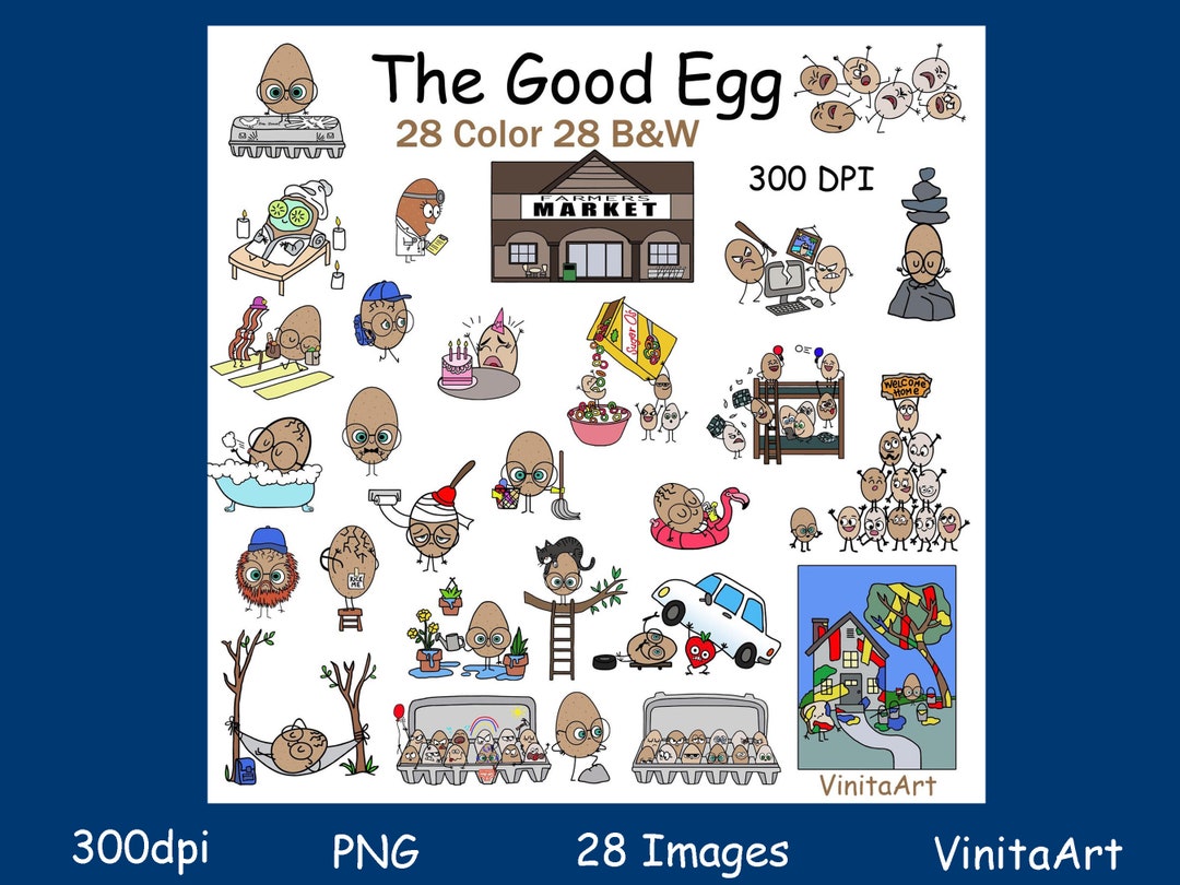 The Good Egg, Story Book Clip Art, Printable, Digital Download, Teacher ...