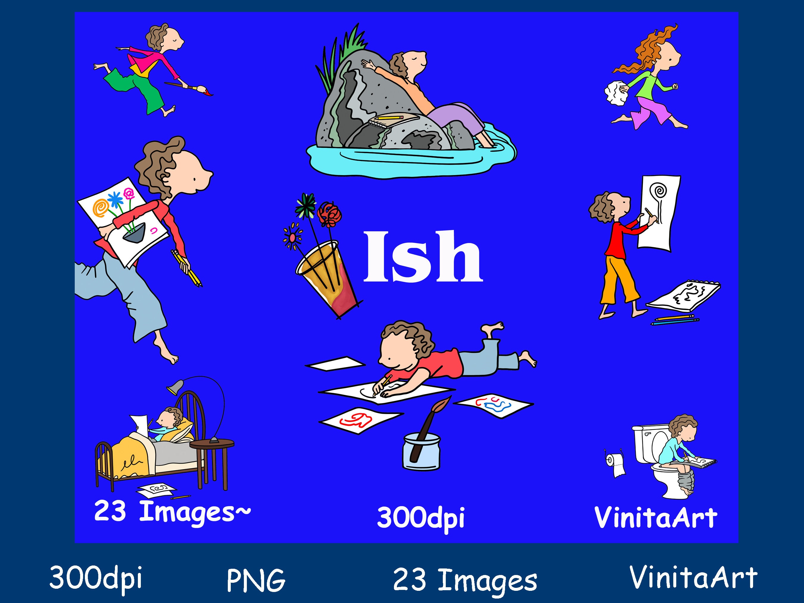 Clip Art & Image Files Card Making & Stationery Ish storybook clipart ...