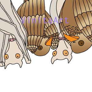 Stellaluna, Story Book Clip Art,stella Luna Digital Printables, Digital ...