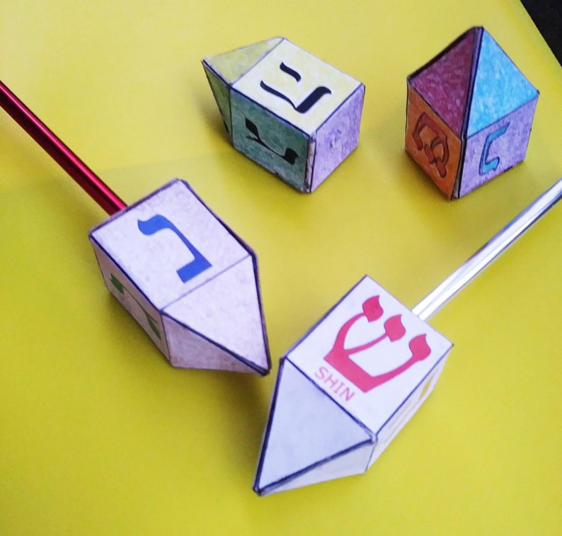 Dreidel Printable