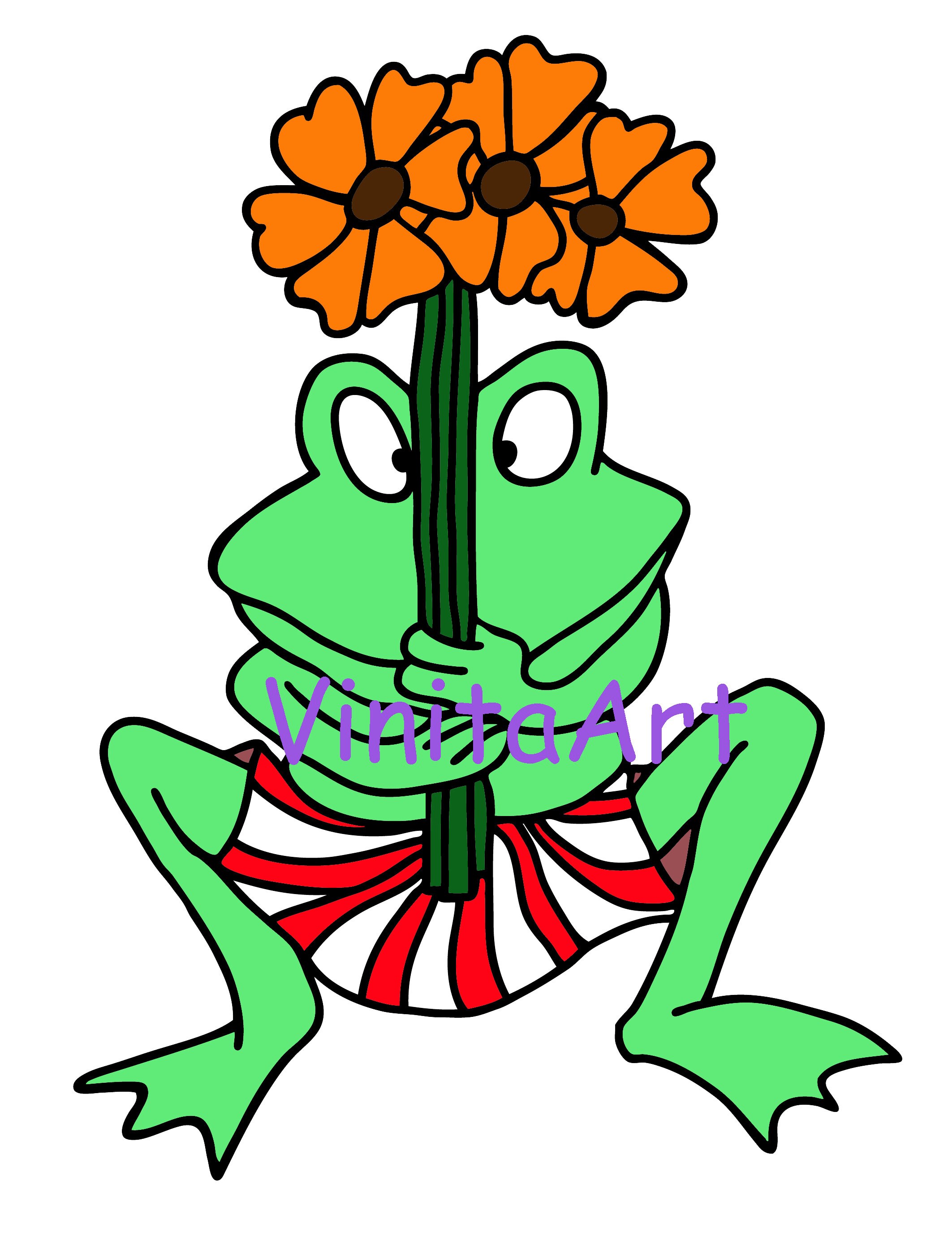 Backwell School Frog Clipart