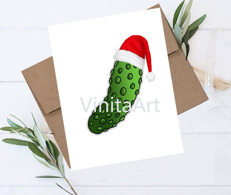 Pickle Ornament Coloring Page