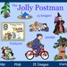 The Jolly Postman Storybook Clipart Digital Download | Etsy